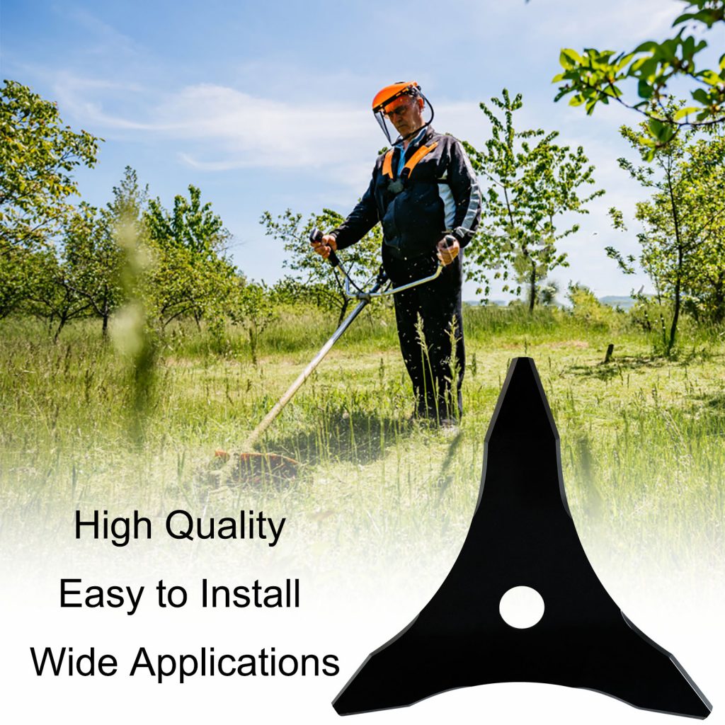 10″ 3 TEETH CARBON STEEL BRUSH CUTTER BLADES – yutacorex